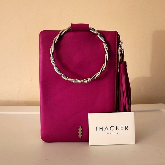 Thacker | Bags | Thacker Leather Wristlet New | Poshmark